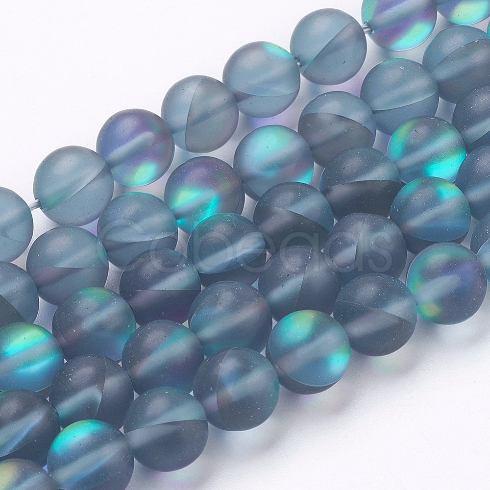 Cheap Synthetic Moonstone Beads Strands Online Store - Cobeads.com